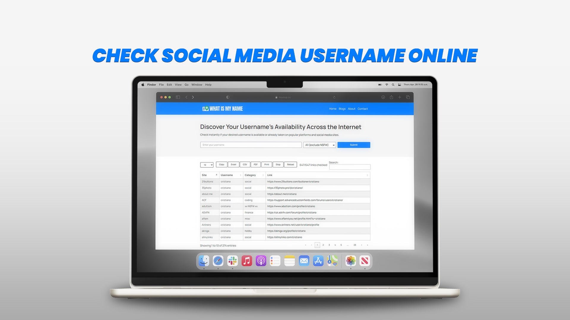 Discover Username Availability Across Platforms - What is My Name