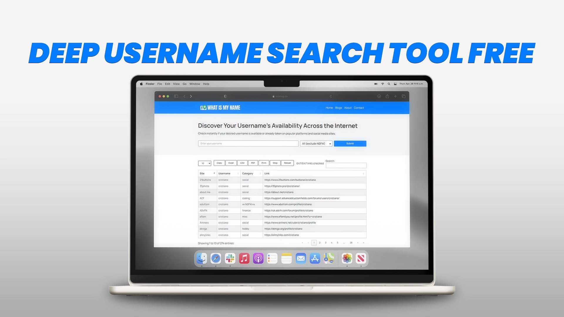 Discover Username Availability Across Platforms - What is My Name