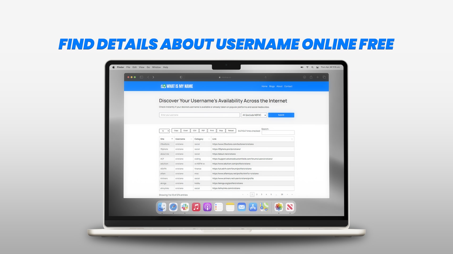 Discover Username Availability Across Platforms - What is My Name